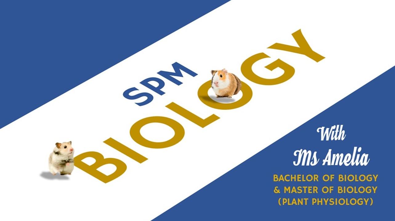 Biology (SPM) "BIOLOGY IS FUN WITH ME" | Stageo