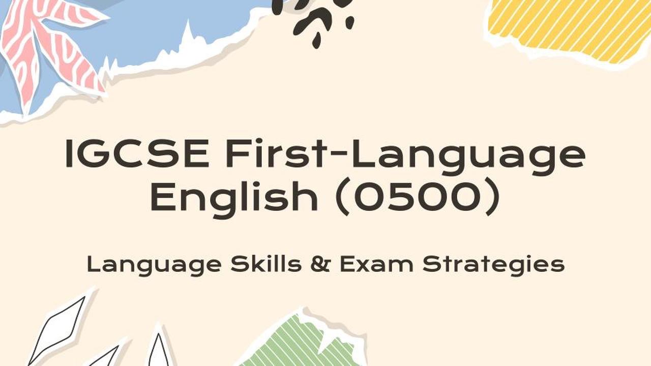Cambridge IGCSE First-Language English (0500) | Stageo